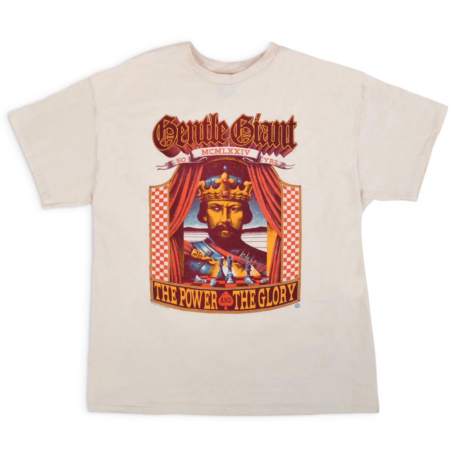 The Power and the Glory 50th Short Sleeve T-Shirt – Gentle Giant Band